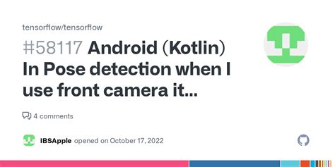 Android Kotlin In Pose Detection When I Use Front Camera It Display Opposite Mirror How To