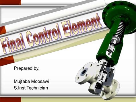 Final Control Element