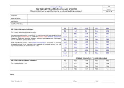 Iso 45001 Internal Audit Checklist Doc Temukan Contoh Iso Internal