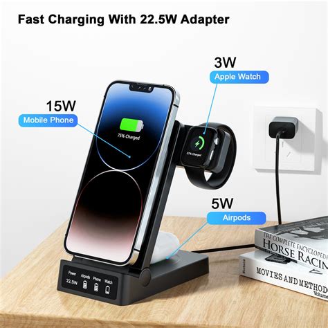 Foldable Multi Protocol Wireless Charging Stand Smart Qi Rapid Pd Charger - USB Charger and ...