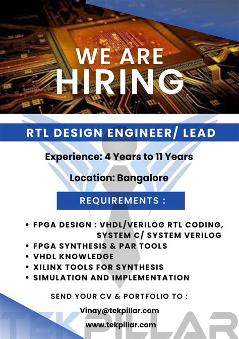 rtldesign engineer bangalorejobs fpga vhdl xilinx electronics dsp… vinay limbalkar