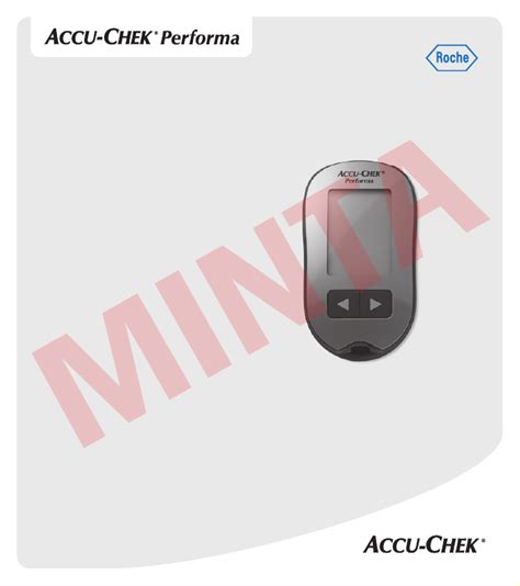 Használati útmutató Accu Chek Performa Vércukorszintmérő