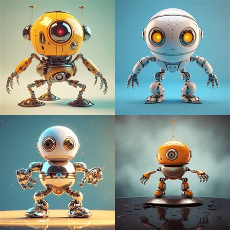 3d Floating Orb Robot Mid Journey Exploration Prompt Neoprompt