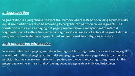 memory management ppt pptx