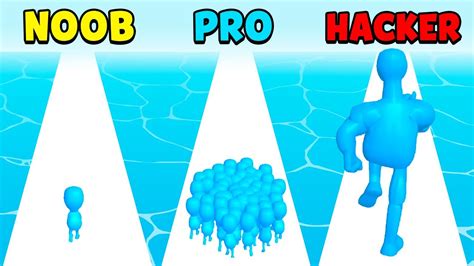 NOOB Vs PRO Vs HACKER Strong Crowd YouTube