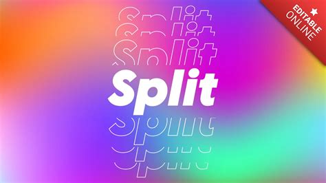 Split Text Effect Generator