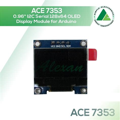Ace 7353 Oled Lcd Led Display Module For Arduino 096 Alexan