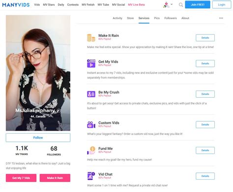 Updated My ManyVids Profile And NEW Service Added Is Skype R Manyvids