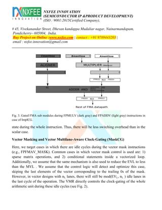 Vector Processing Aware Advanced Clock Gating Techniques For Low Power Fused Multiply Add PDF