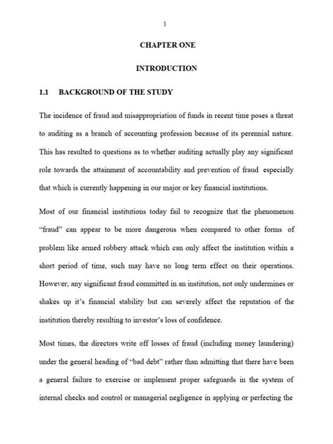 The Usefulness Of Forensic Audit In The Prevention And Detection Of