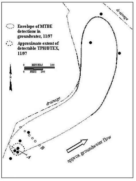 Map Of Vafb Mtbe Plume Showing Location Of Consultant Monitoring Wells