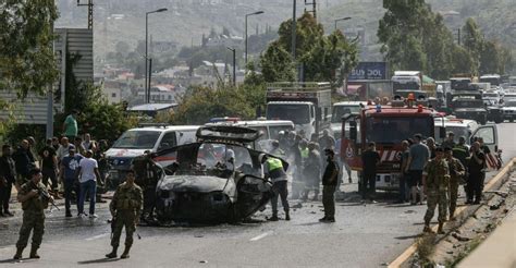 Israeli Airstrikes Kill Eight People On Highway South Of Beirut Dubai