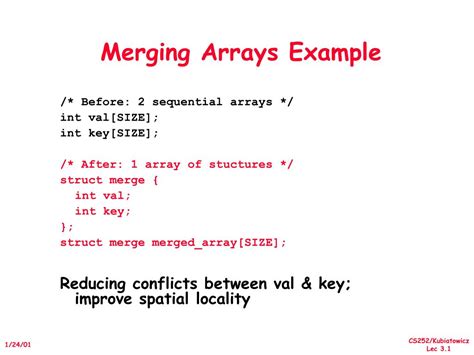 Ppt Merging Arrays Example Powerpoint Presentation Free Download Id3405256
