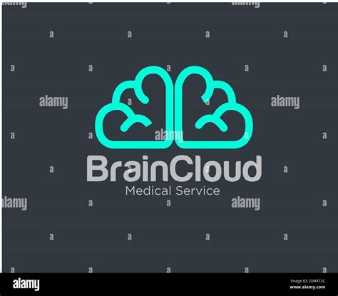 Brain Cloud Logo Designs For Medical Service Stock Vector Image And Art