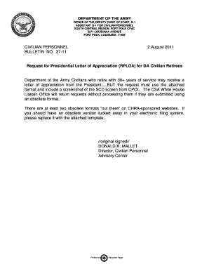 Retirement Letter Examples Complete With Ease Airslate Signnow