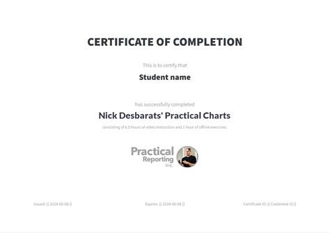 Practical Charts On Demand Course — Practical Reporting Inc