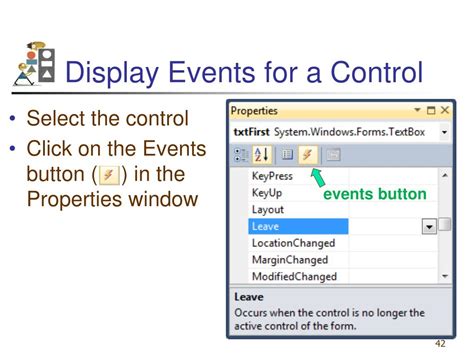 ppt chapter 2 visual basic controls and events powerpoint