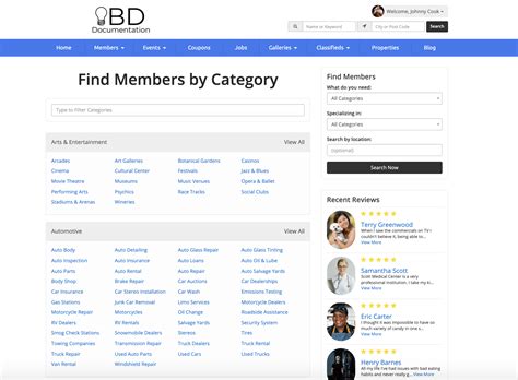 My Members Member Categories Front And Back End Overview Brilliant Directories Documentation