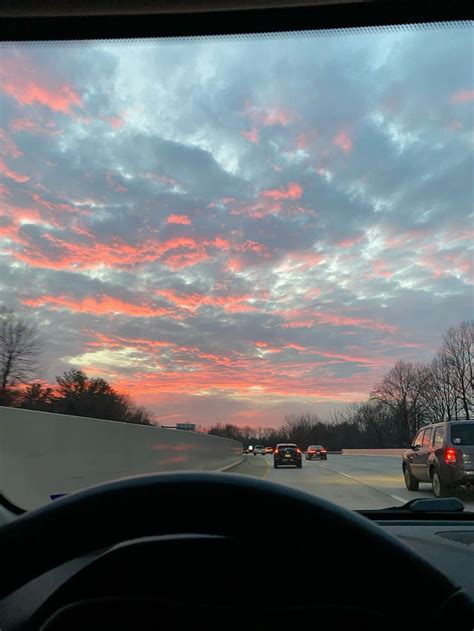 Pink Sky Sunset💕 Winter Sunset Sunset Sky