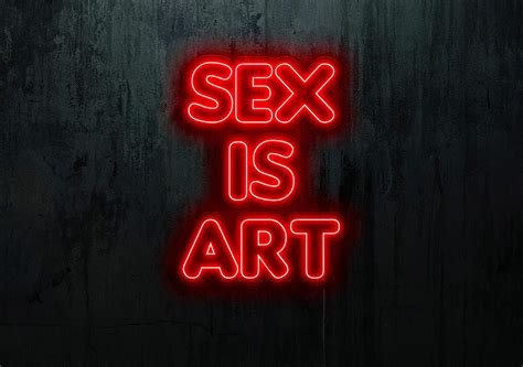 Carteles De Neón Led Luces De Neón Sex Is Art