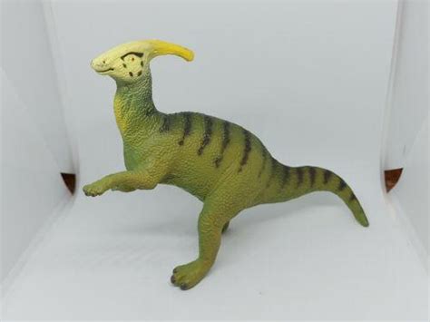 Vintage 1988 Parasaurolophus Dinosaur Toy The Carnegie Safari Ltd 5 X