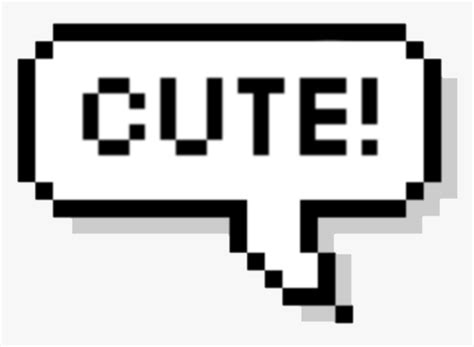 Pixel Text Bubble Png Png Download Cute Pixel Speech Bubble
