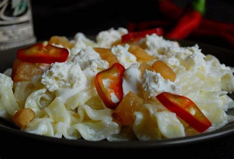 Homemade Noodles with Cottage Cheese