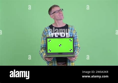 Portrait Happy Nerd Man Thinking Stock Videos And Footage Hd And 4k