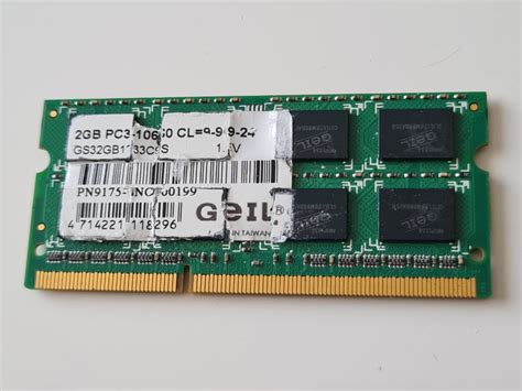 RAM Za Prenosnik DDR3 PC3 10660 2GB