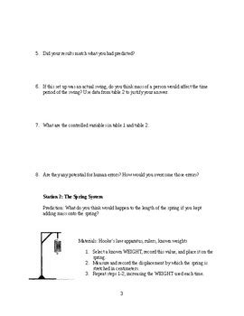 Graphing And Scientific Method Lab In Physics By Samrah Sameer TPT