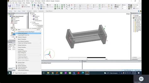 Guided Wavelength Inside The Waveguide Calculation From Ansys Hfss Simulation Youtube