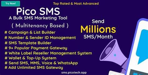 Picosms V56 Nulled A Bulk Sms Marketing Tool Php Script
