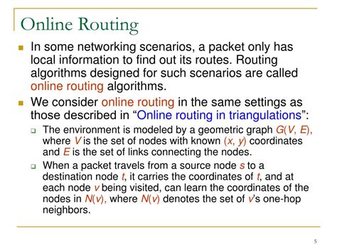 Ppt Midpoint Routing Algorithms For Delaunay Triangulations