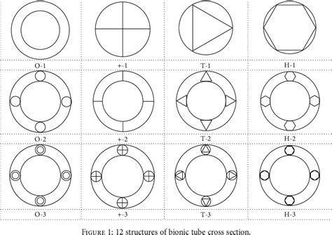 Figure From Multiple Performance Evaluation Of Bionic Thin Walled Structures With Different