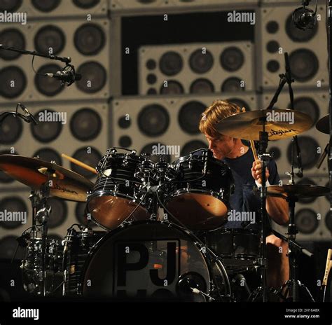 Atlanta Ga September 22 Matt Cameron Of Pearl Jam Performs At Arena At Gwinnett Center On