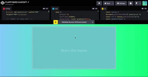 Naren G M On Linkedin Ai Ml Chatgpt O1model Flappybird