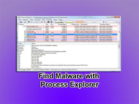 Find Malware With Process Explorer Malware Removal Pc Repair And How