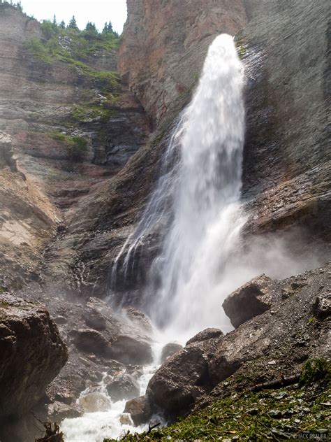 Cow Creek Waterfall Uncompahgre Wilderness Colorado Mountain Photography By Jack Brauer