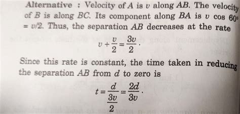 Homework And Exercises Velocity Of Separation And Relative Velocity