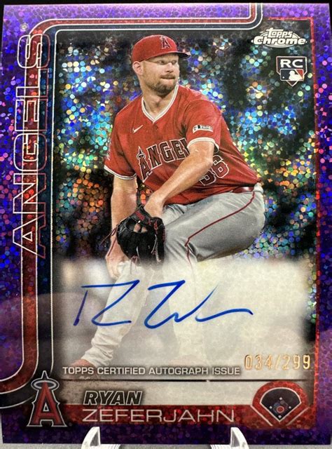 Ryan Zeferjahn [purple Speckle Refractor] Ra Rz Prices 2025 Topps