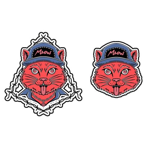 Premium Vector Bad Cat