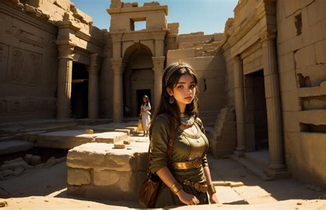 Premium Photo Beautiful Girl In Costume Of Ancient Egyptian Goddess