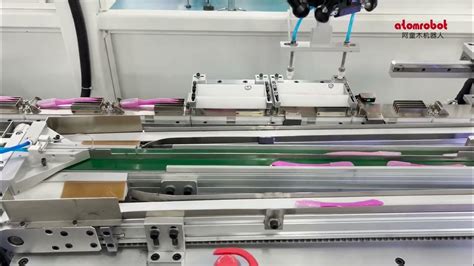 automatic sorting of razor with atomvision system by delta spider