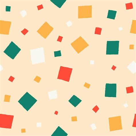 Premium Vector Bunch Of Square Vector Seamless Pattern Illustration Design