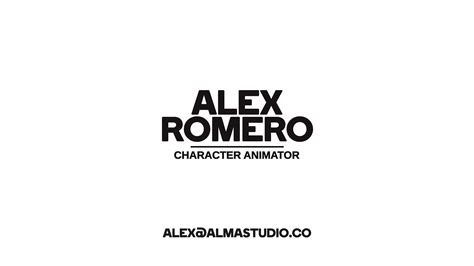 Alex Romero 3d Character Animator On Vimeo
