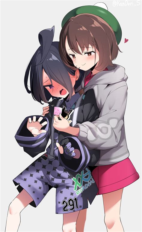 Gloria And Allister Pokemon And More Drawn By Kandori Danbooru