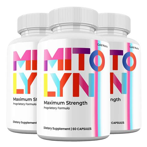 3 Pack Mitolyn Capsules Advanced Formula Supplement Mito Lyn Pills Desertcart Australia