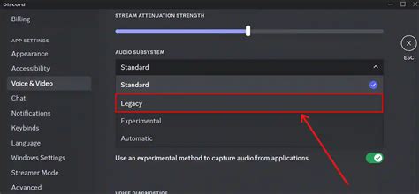 Legacy Audio Subsystem On Discord What Is It And How To Enable Or Disable