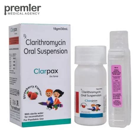 Clarpax Clarithromycin Oral Suspension 30ml At ₹ 140box In Nagpur Id 2852652573573