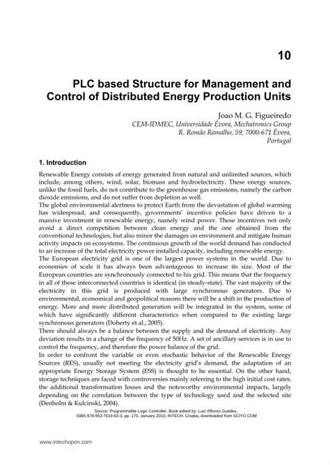Pdf Plc Based Structure For Management And Control Of €¦ · The System Communication